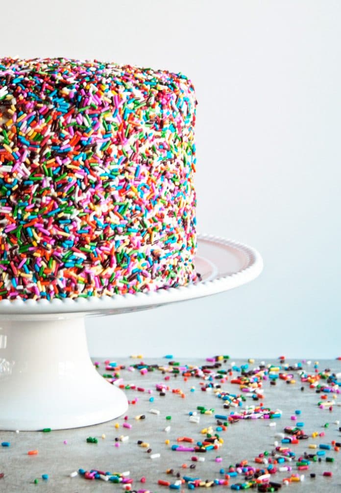 Funfetti Sprinkle Cake - Cooking Goals
