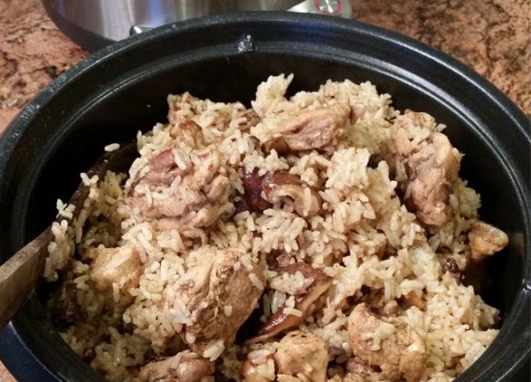 Chicken And Shitake Mushroom Rice - Cooking Goals